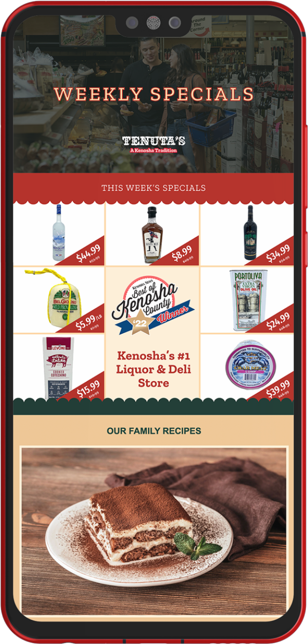 Newsletter Sign Up | Tenuta's Deli